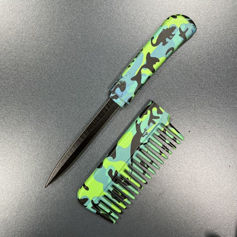 comb with knife in handle - Hidden Knife UK