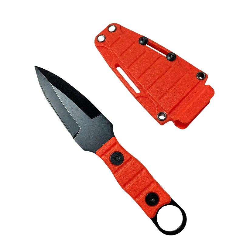 Outdoor straight knife, high hardness, sharpness, tactical small ...