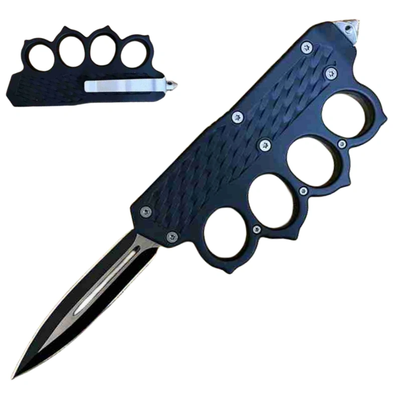 TACTICAL OTF TRENCH KNUCKLE KNIFE - Hidden Knife UK