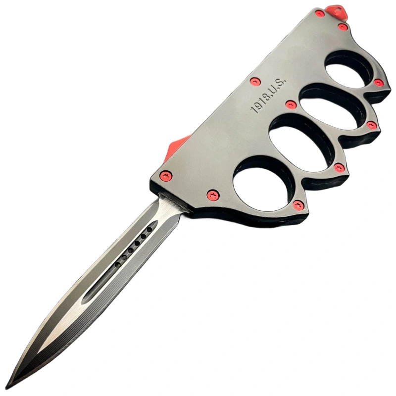 Red Trench OTF Knife US1918 - Hidden Knife UK