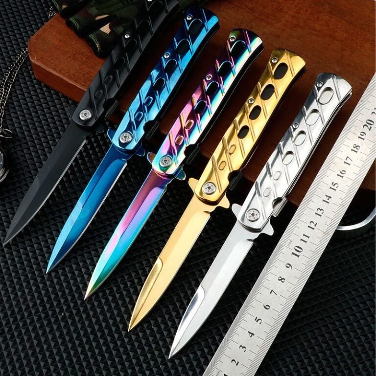 Flick knife stiletto knife - Hidden Knife UK